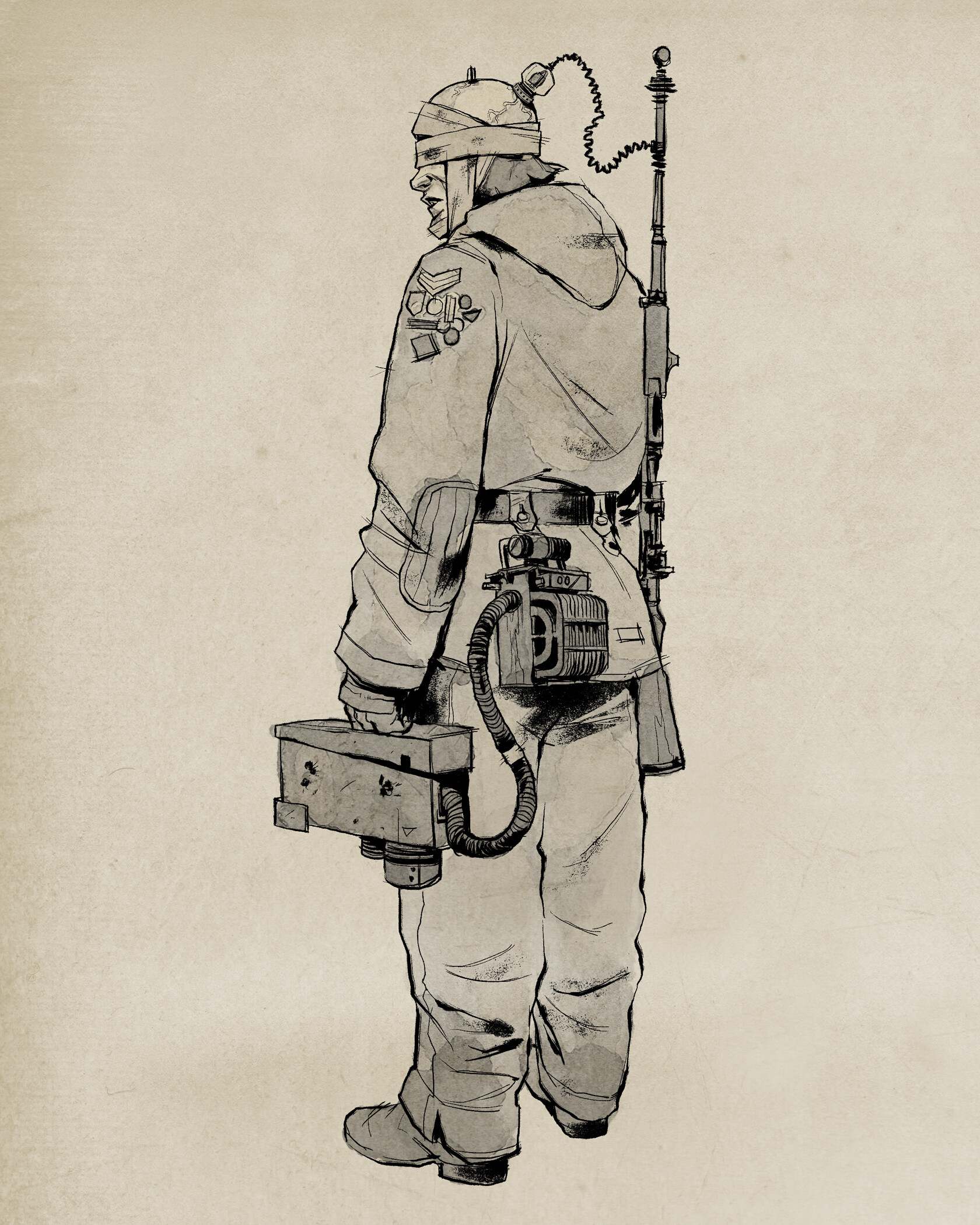 ArtStation - Veteran of a Thousand Psychic Wars