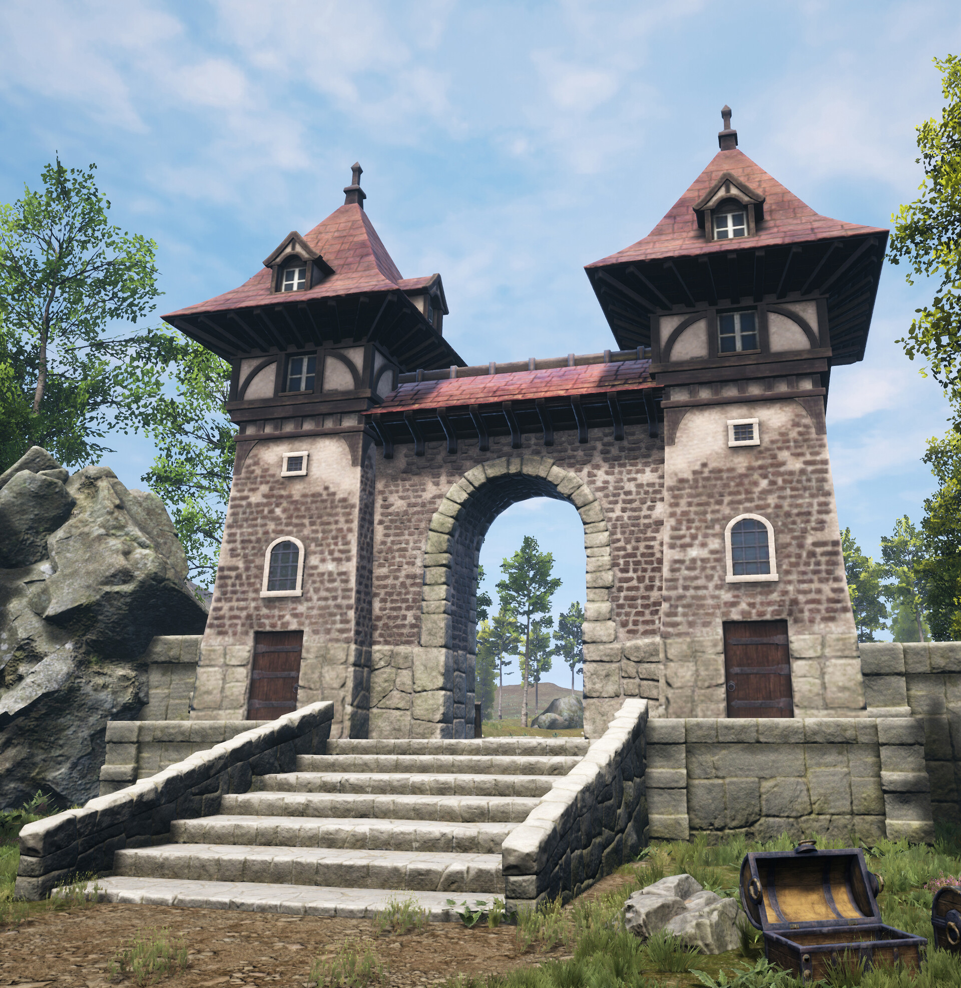 ArtStation - Village Entrance