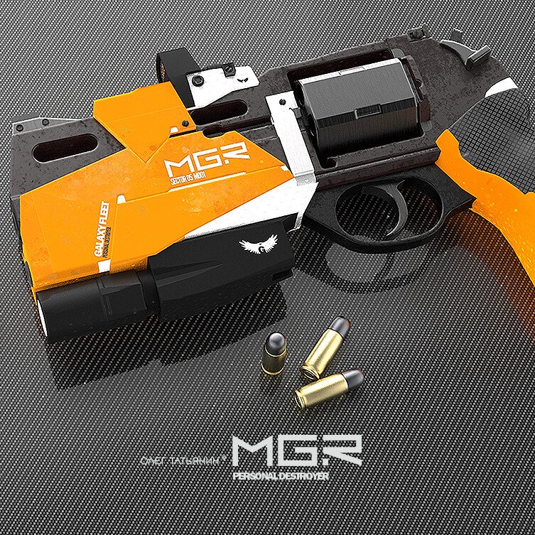 ArtStation - MGR gun PERSONAL DESTROYER bionic Solder