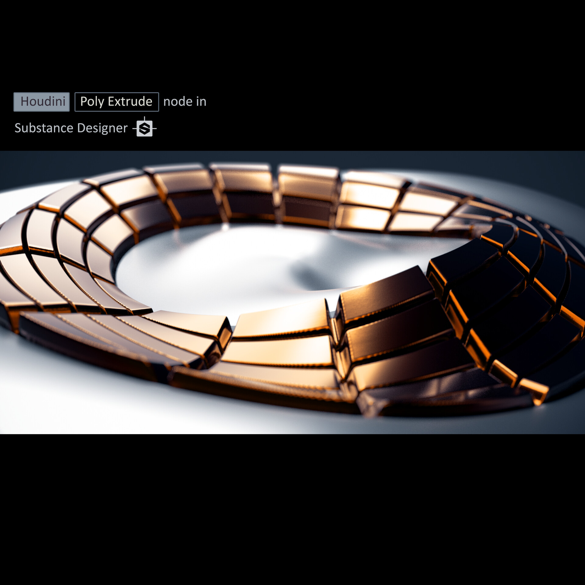 ArtStation - Poly Extrude in Substance Designer