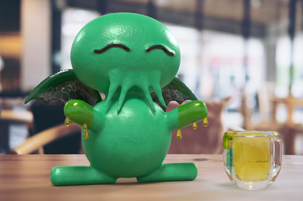 ArtStation - A Happy Cthulhu