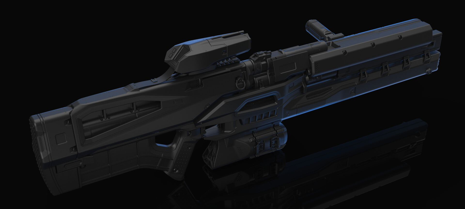 ArtStation - MAXIM Orbital Beam Rifle Progress (TBC)