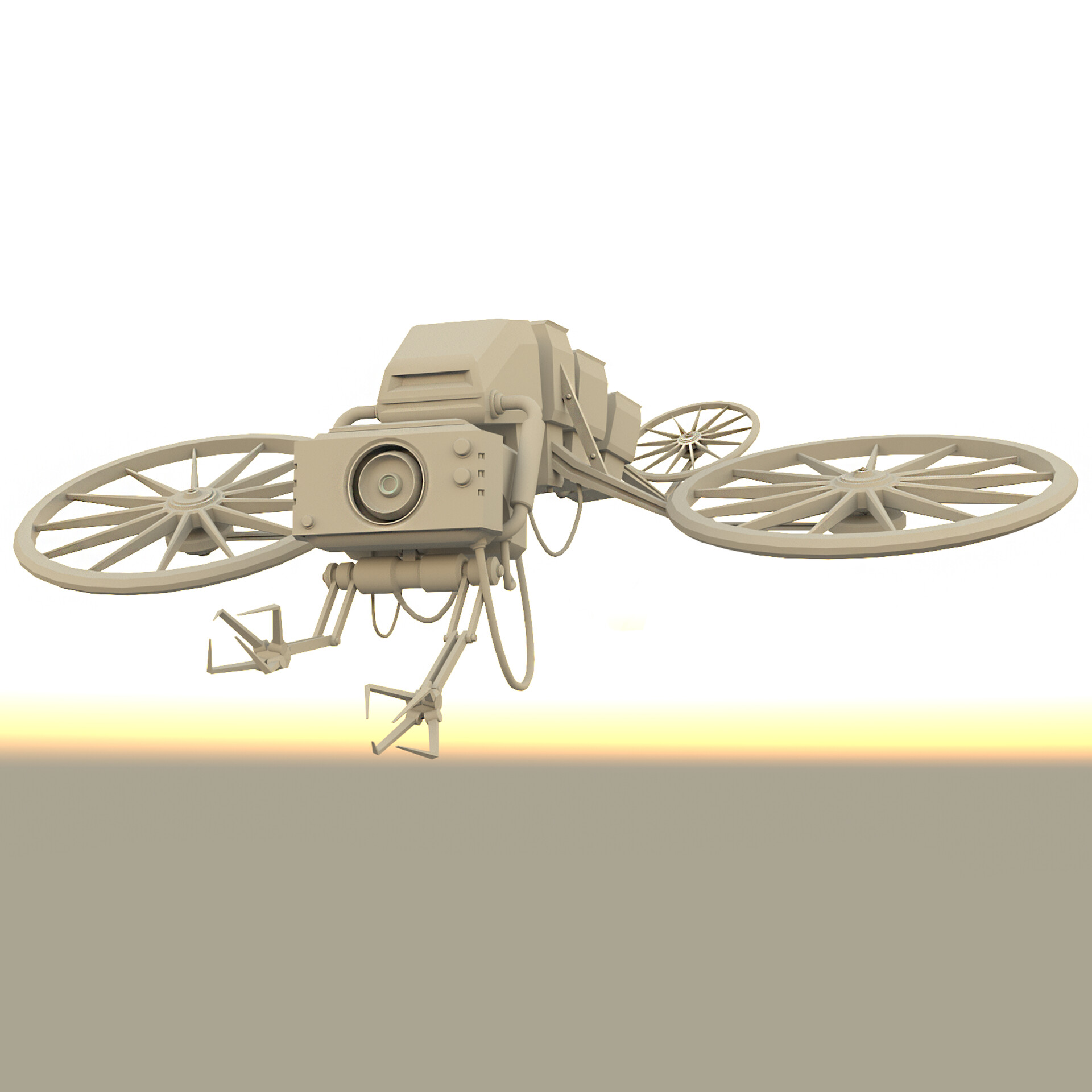 ArtStation - High Poly - Drone