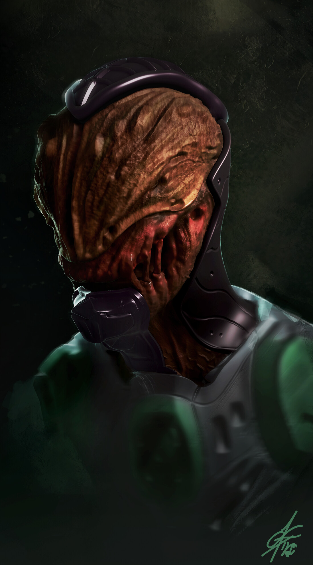 ArtStation - Alien pilot