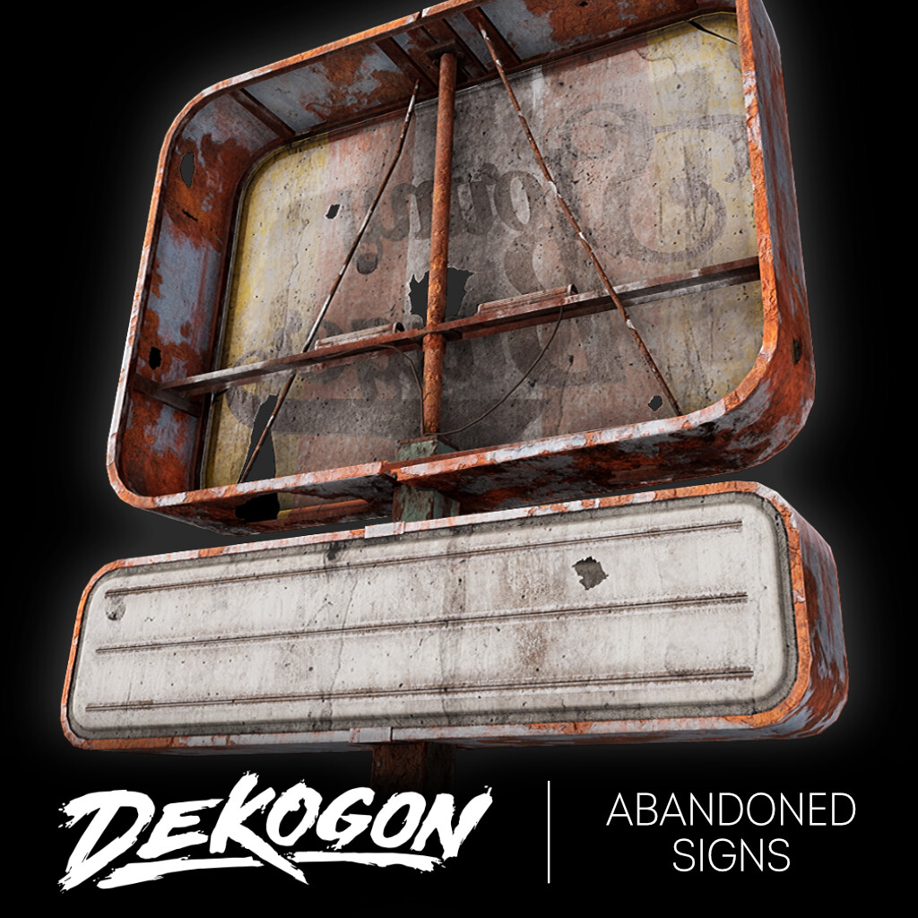 ArtStation - Dekogon Abandoned Signs