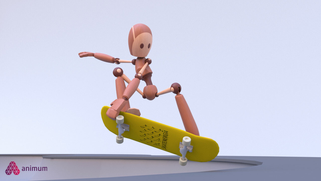 ArtStation - Skate Animation "FS CRAIL"