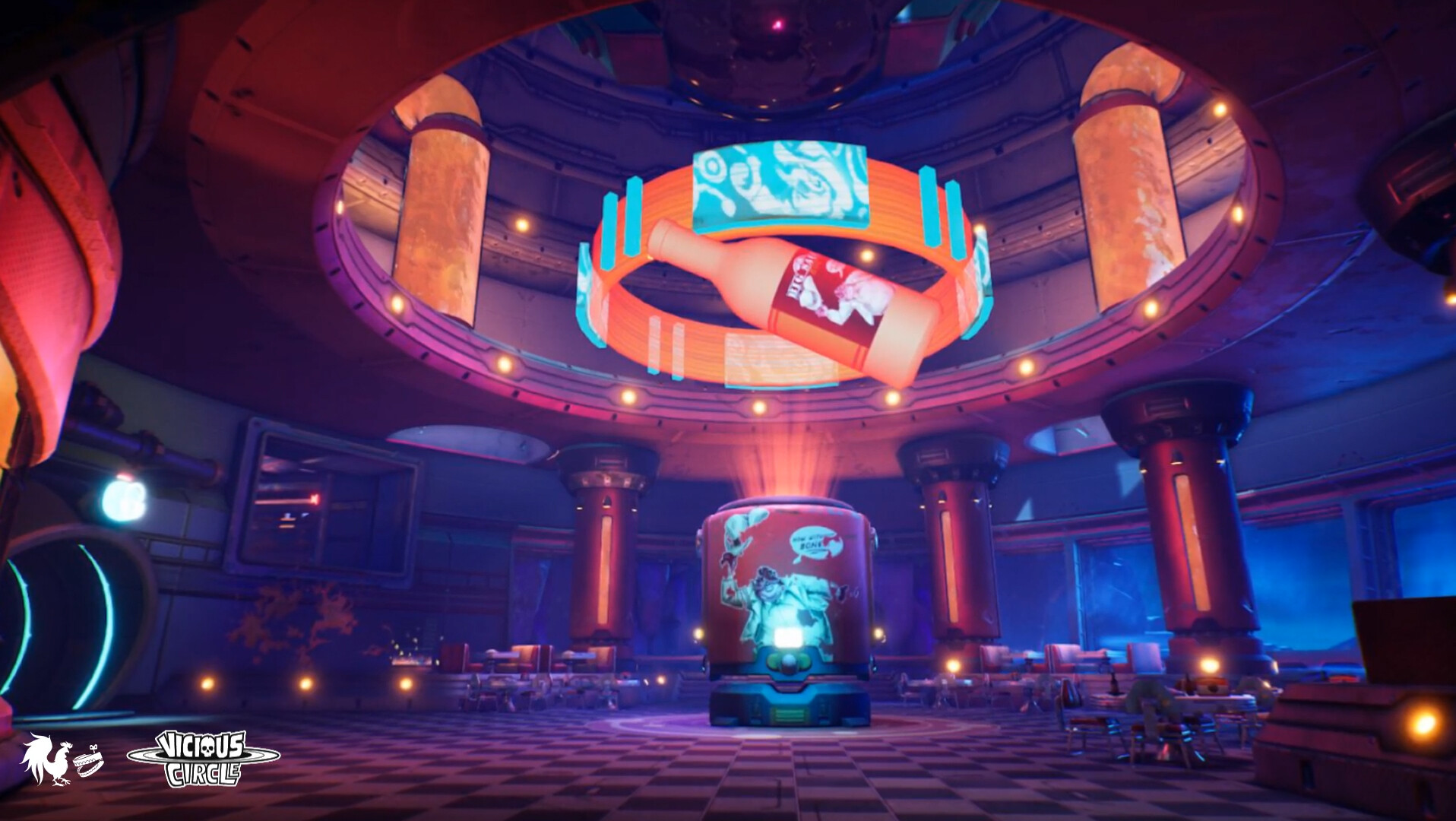 ArtStation - Vicious Circle: Lighting & post effects