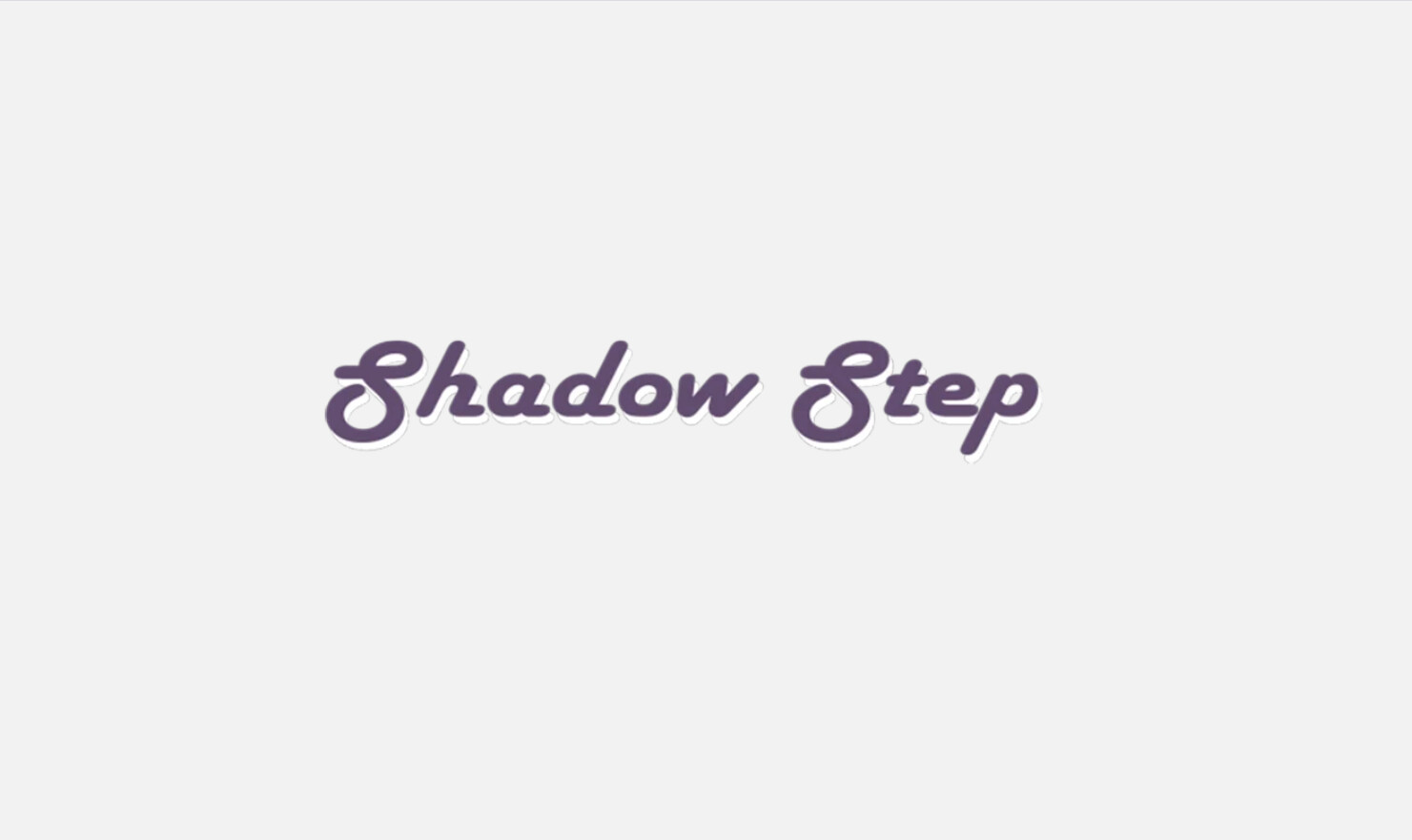 ArtStation - Game assets - Shadow Step
