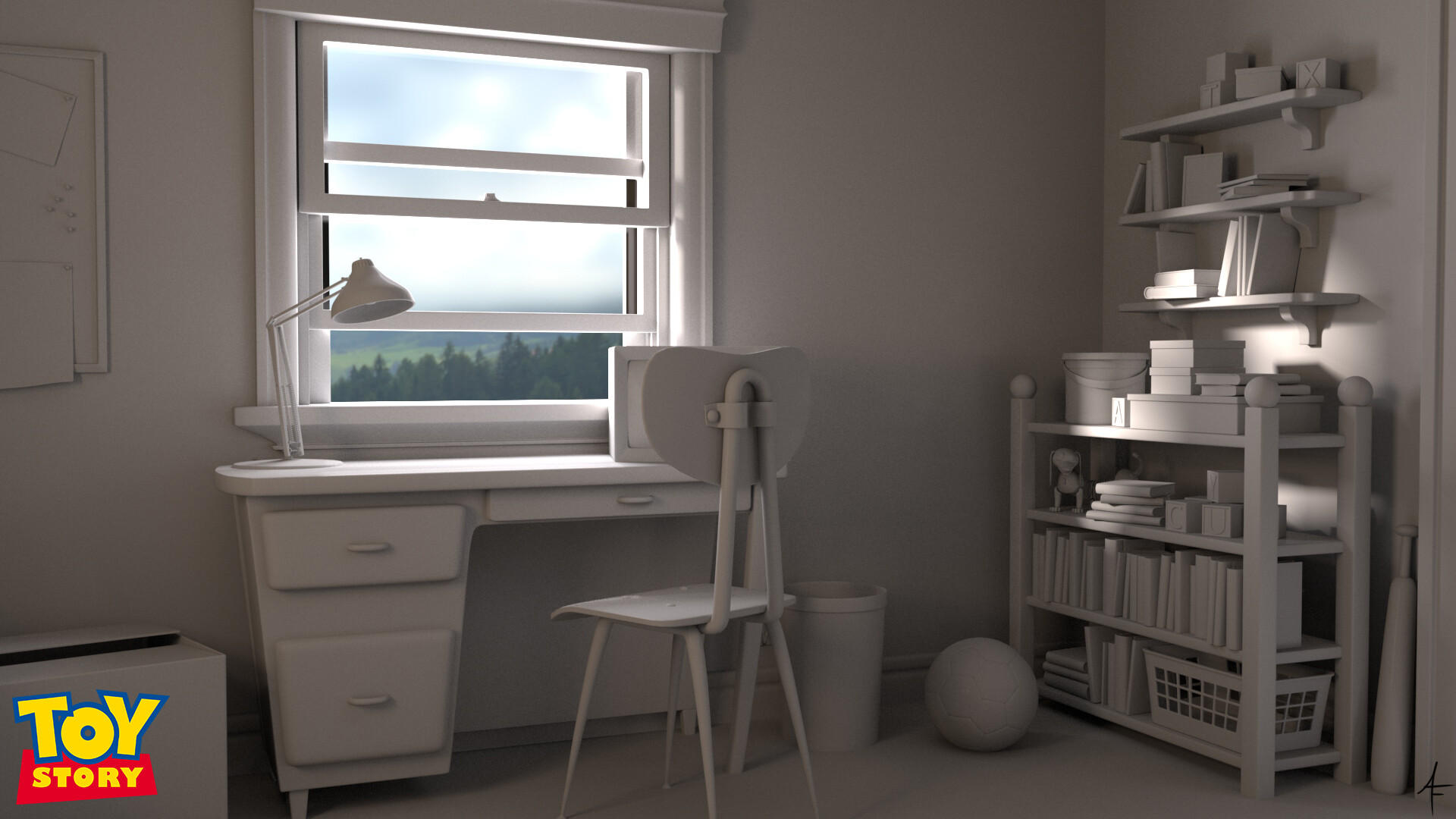 ArtStation - Toy Story: Andy´s room