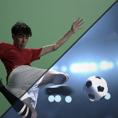 ArtStation - Scissor Kick - Composition Project