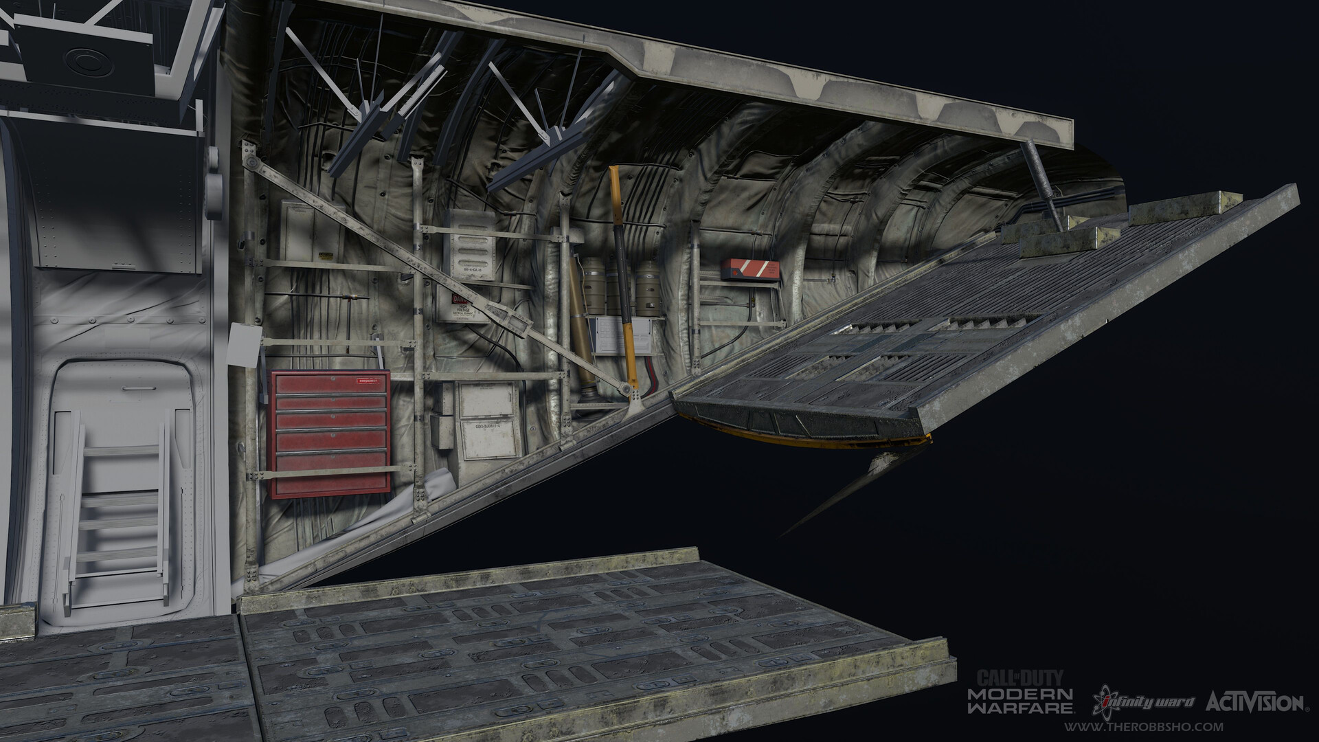 ArtStation - COD Warzone airship interior