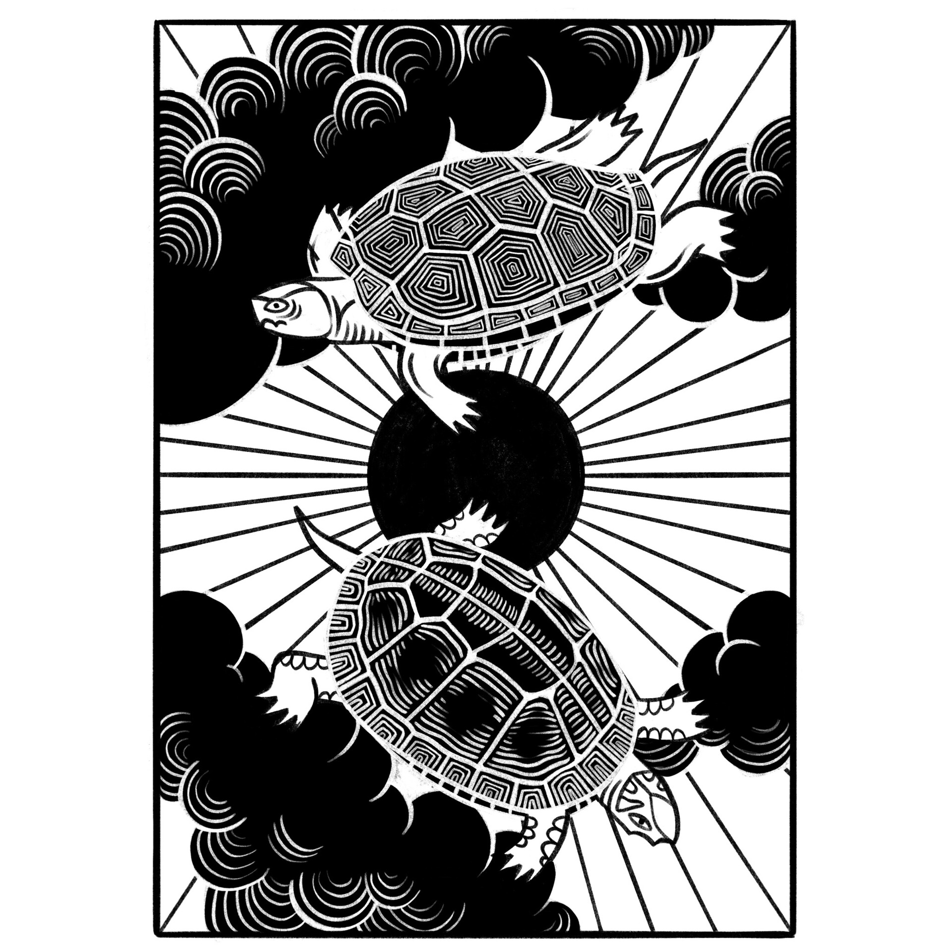 ArtStation - Flying turtles