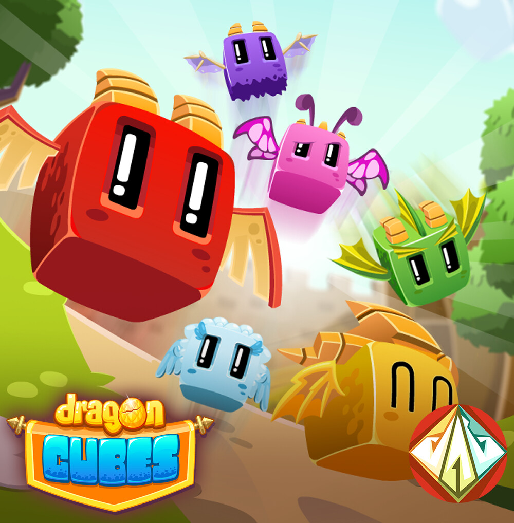 ArtStation - Dragon Cubes: Concept Art and Renders