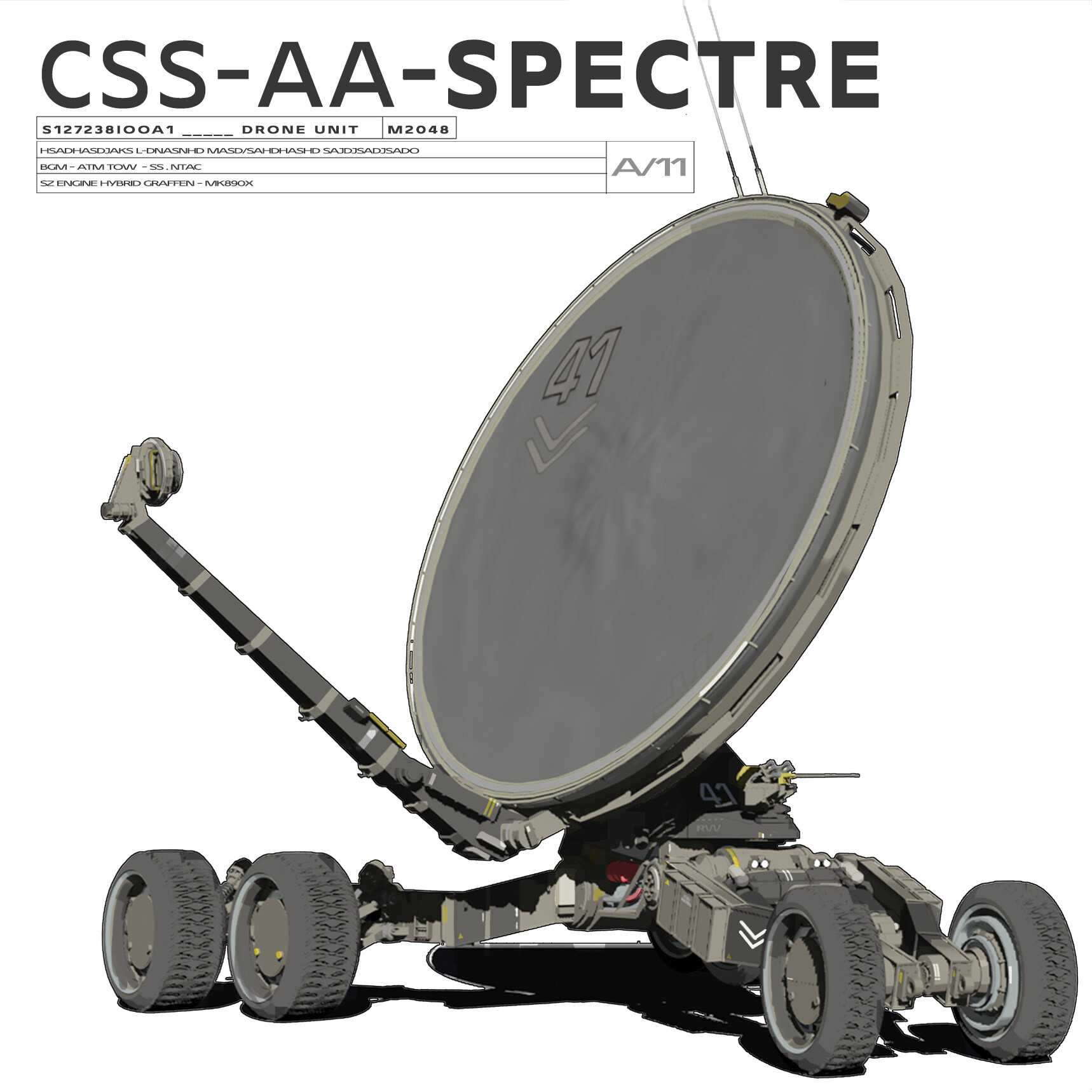 ArtStation - Red Water Armaments - Spectre Battlefield air detection system