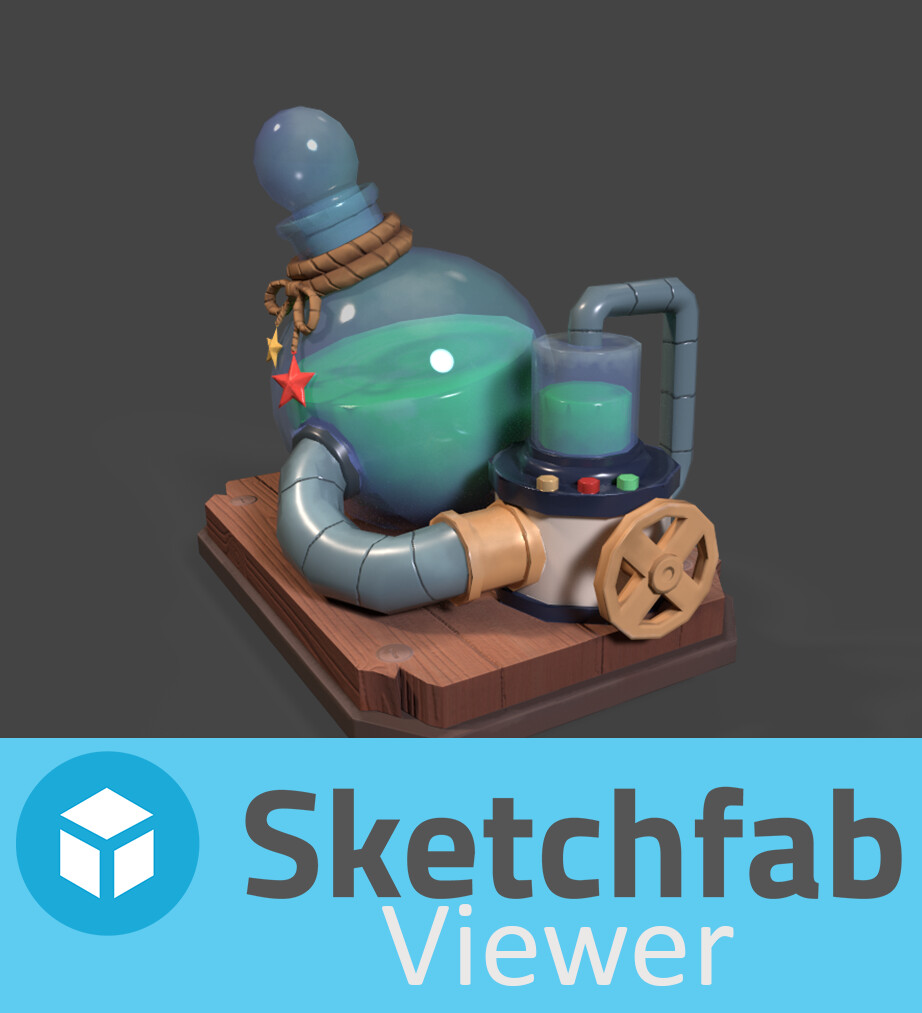 ArtStation - Potion Stand