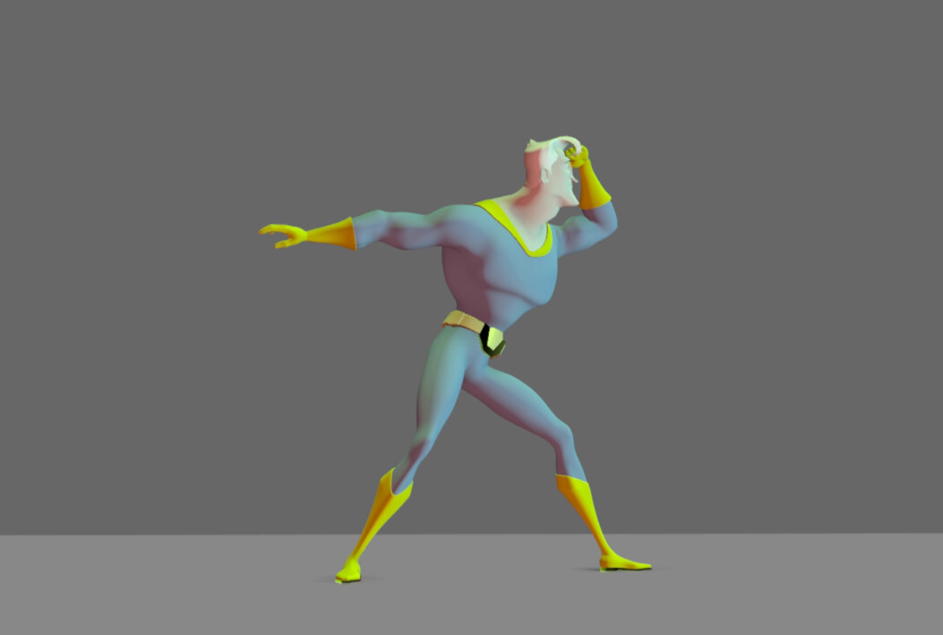 ArtStation - Walk to Run animation