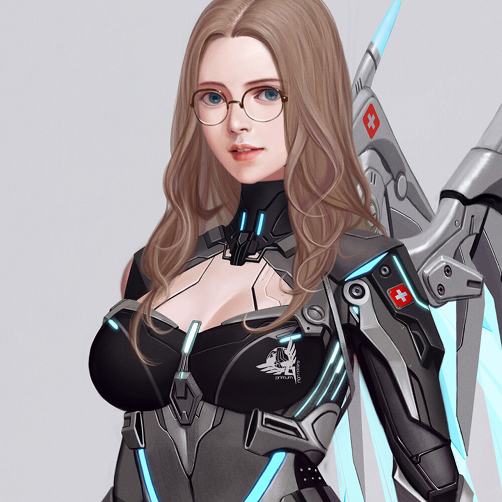 ArtStation - Android girl