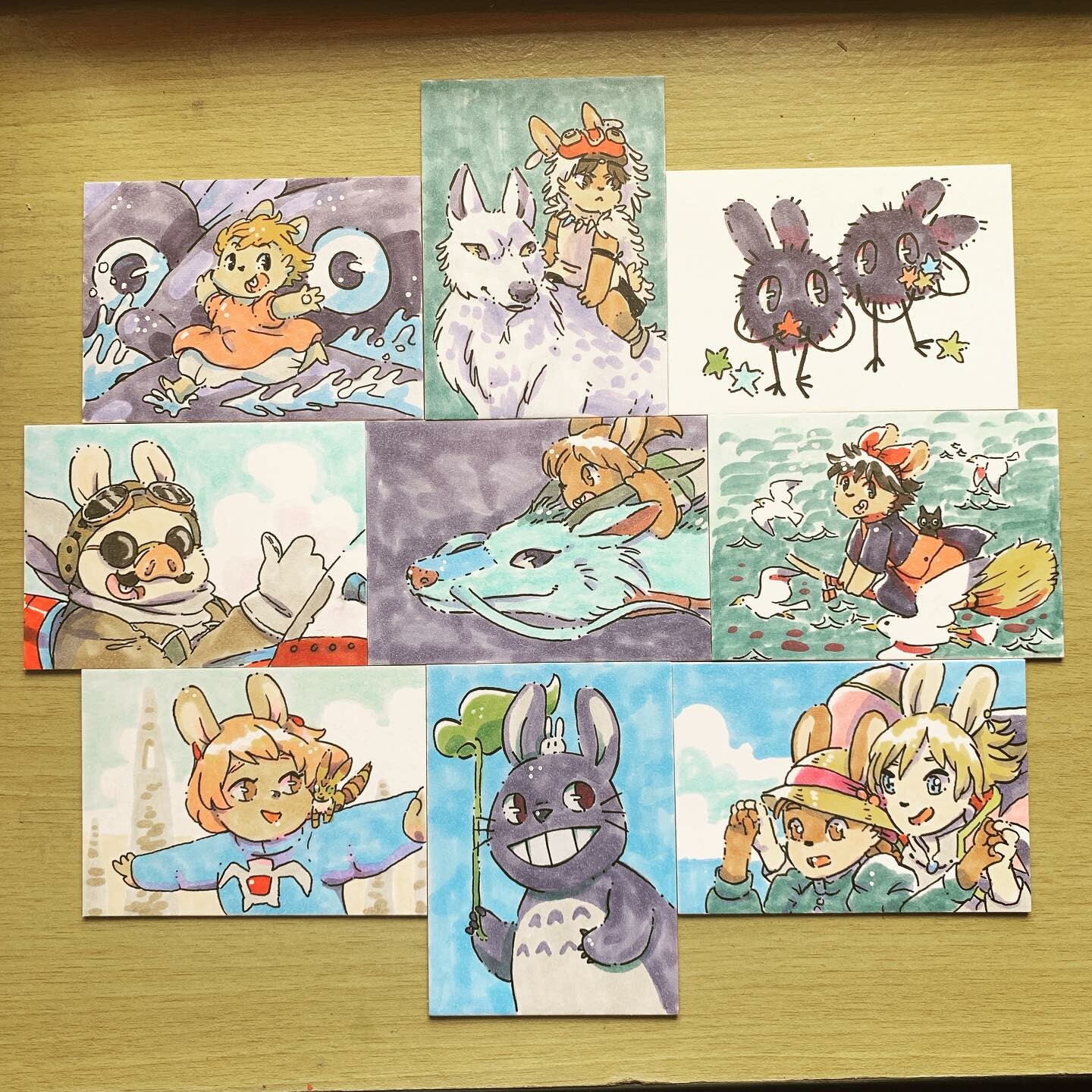 ArtStation - Studio Ghibli Bunnies