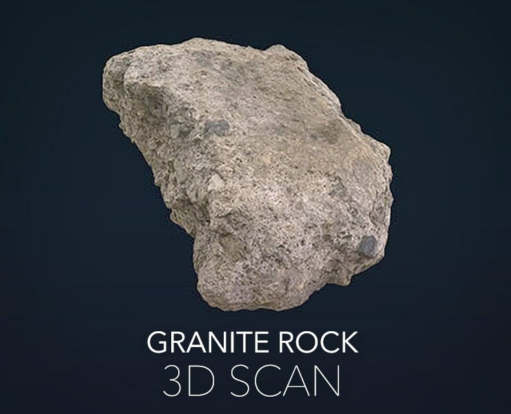 ArtStation - Granite Rock - 3D Scan Game Ready