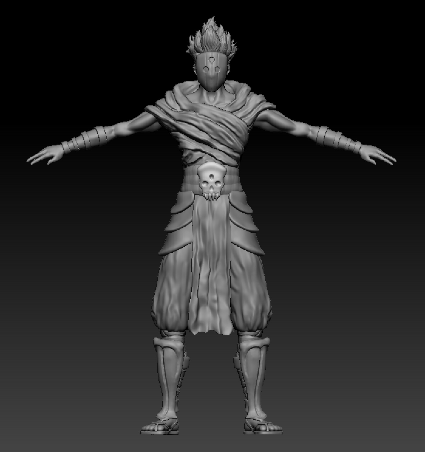 ArtStation - Masked Ninja Sculpt