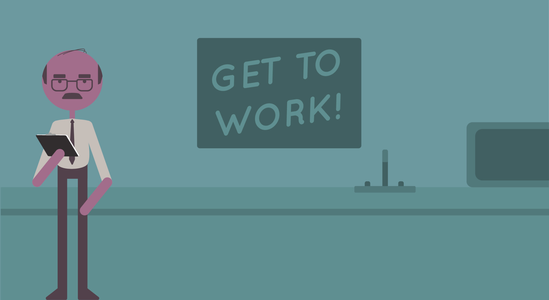 ArtStation - Get to Work! - A Game Made in 72 Hours for Ludum Dare 42