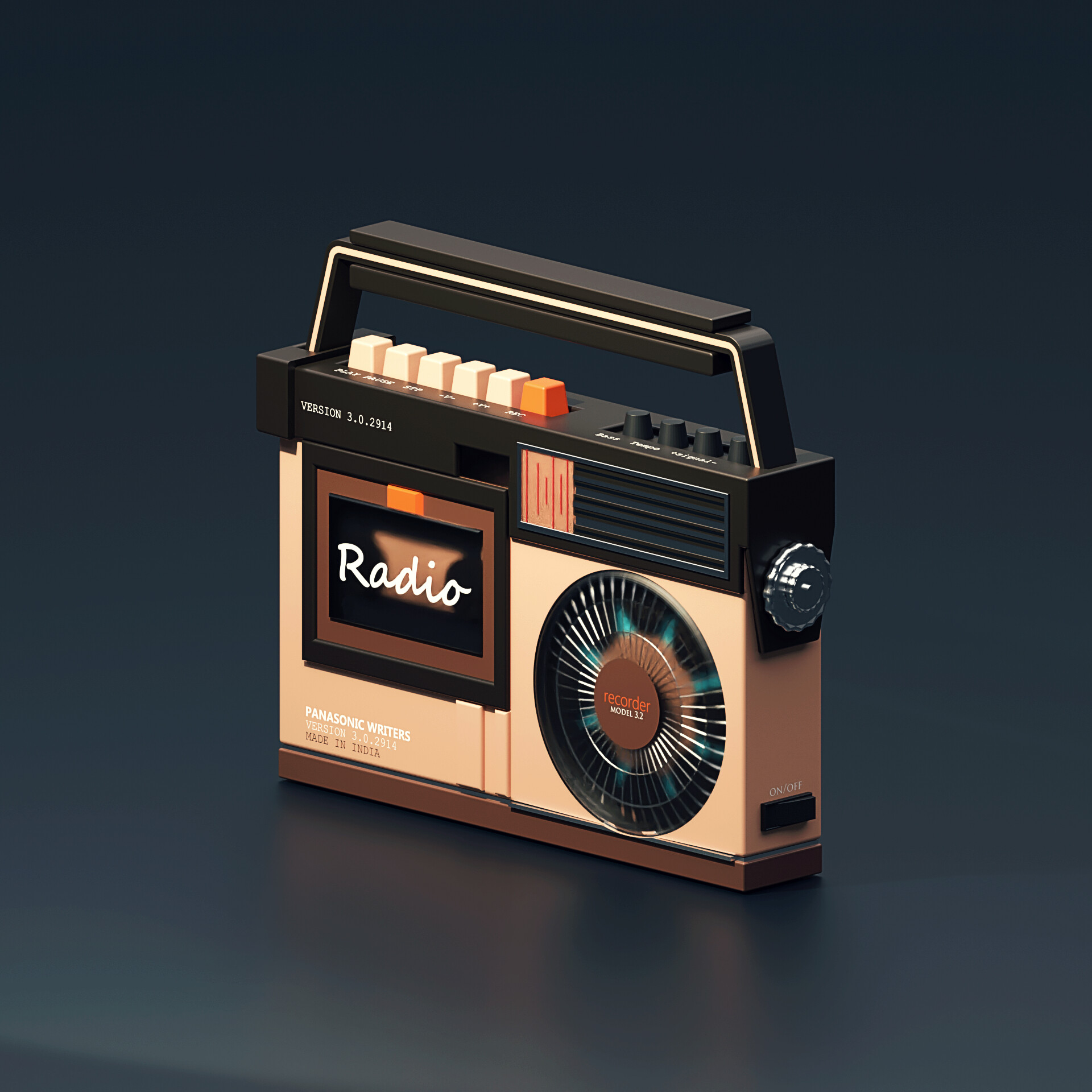 ArtStation - Retro Radio