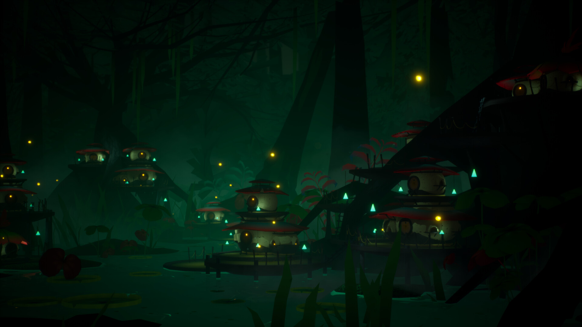 ArtStation - Night Swamp