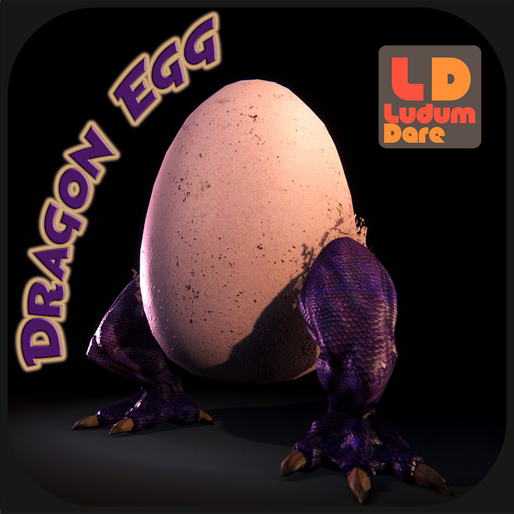 ArtStation - A Dragon Egg made for the Ludum Dare Game Jam