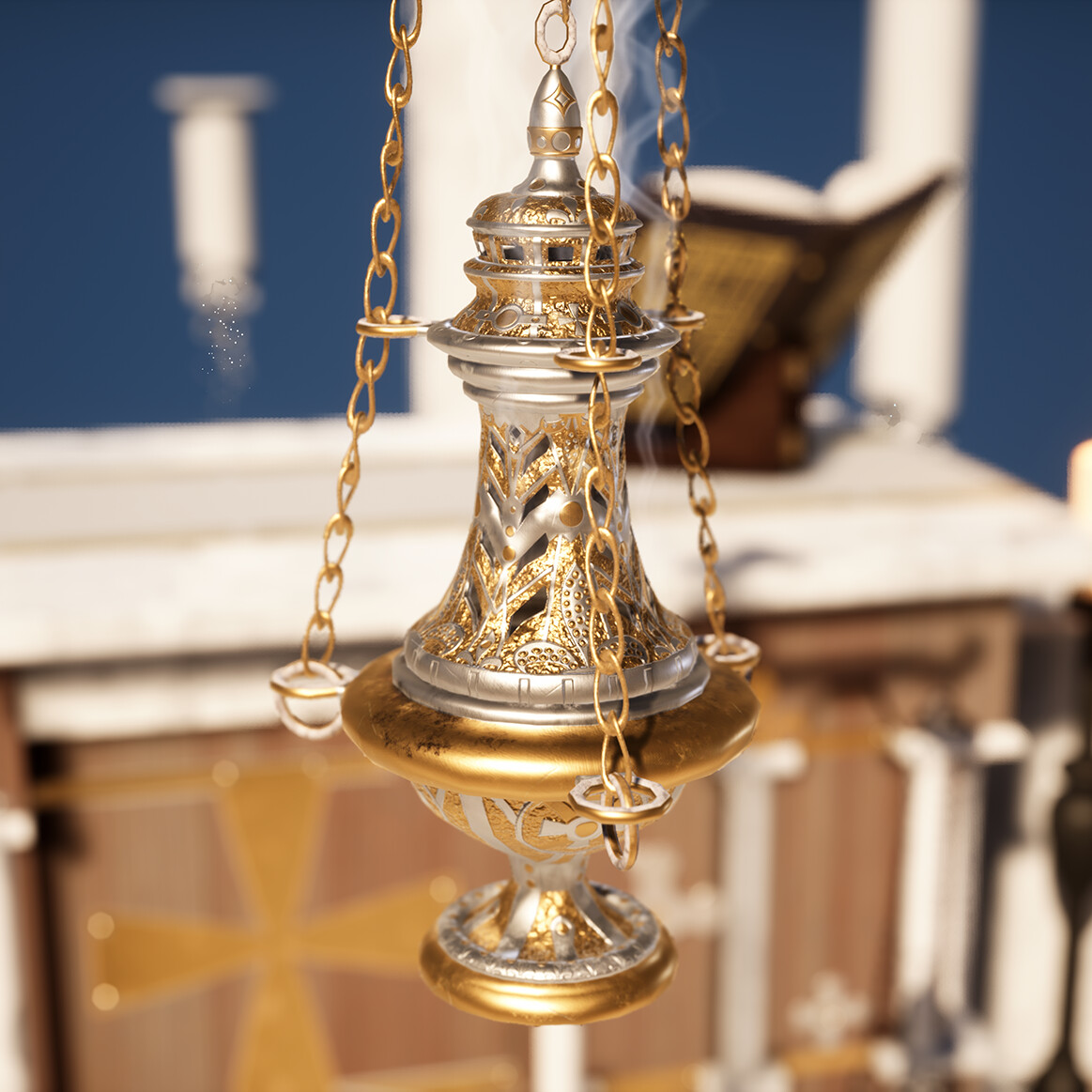 ArtStation - Swinging Censer | Technical Breakdown