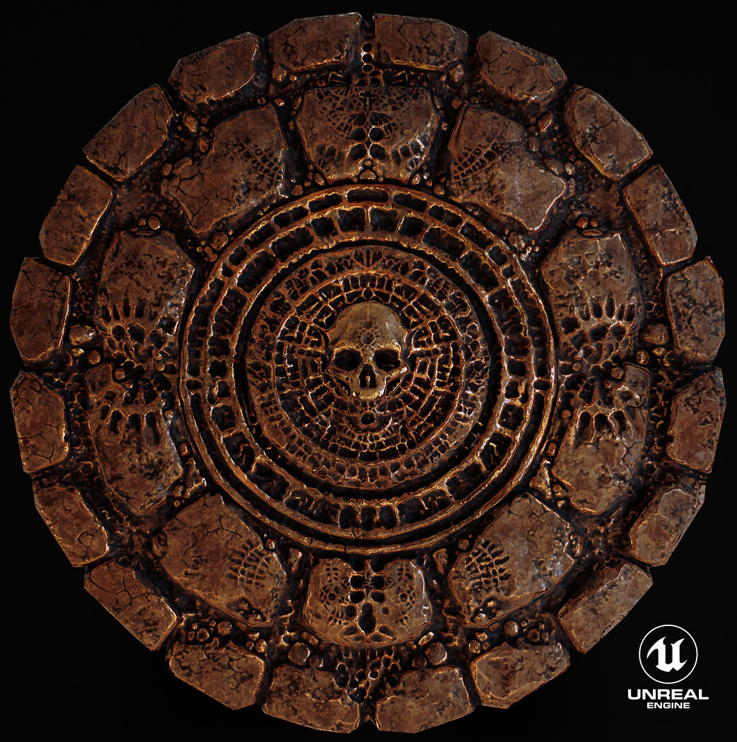 ArtStation - Skull Stone Dial