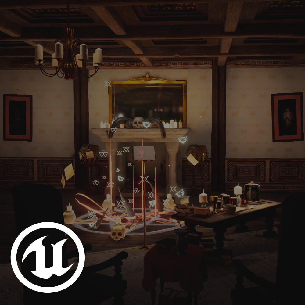 ArtStation - Spell Casting Scene