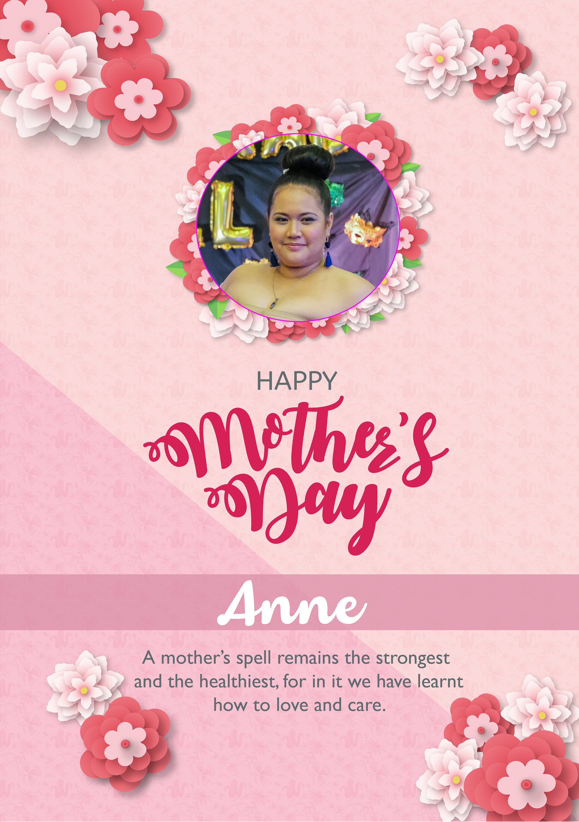 ArtStation - Simple Greeting Card for Mothers day