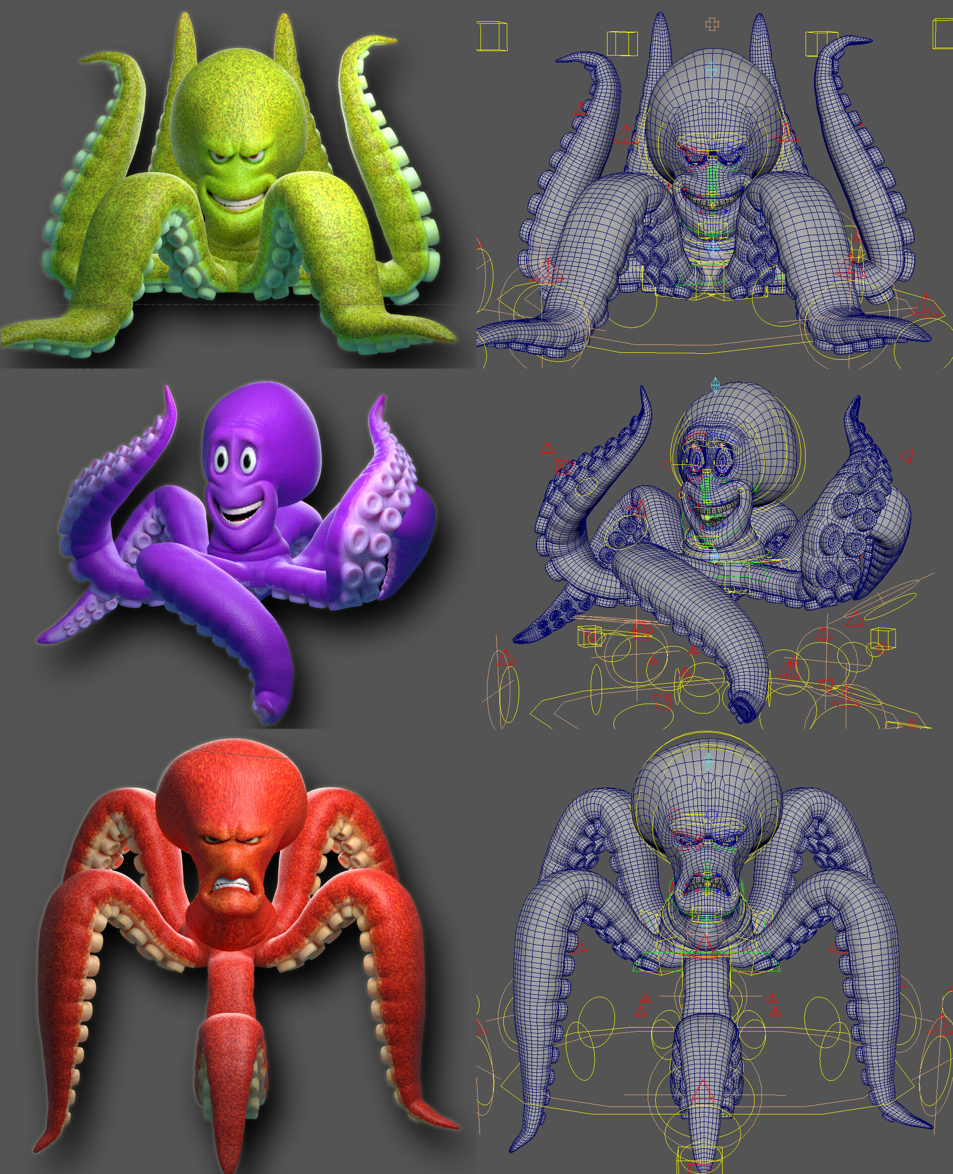 ArtStation - Octopus Rig