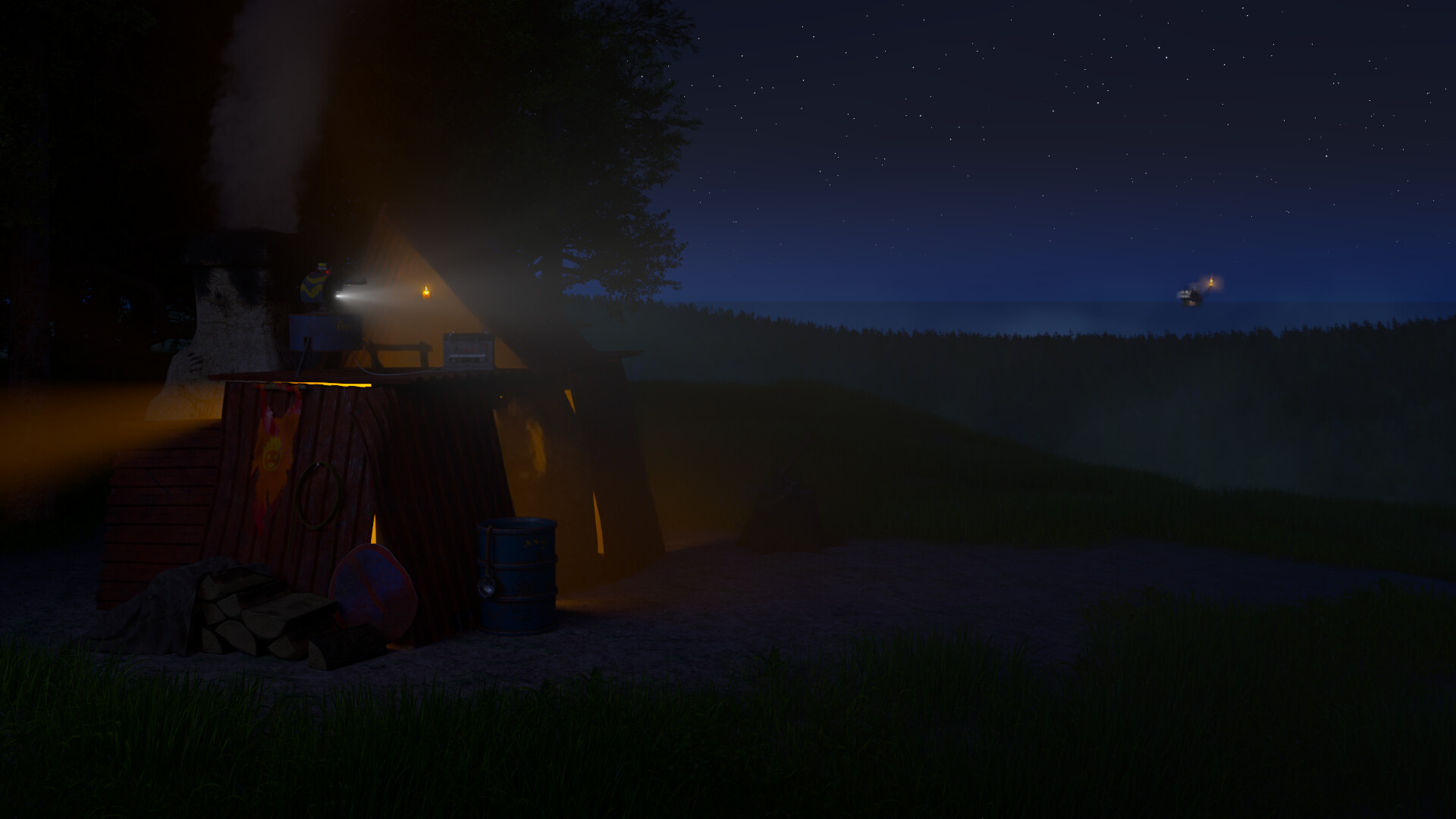 ArtStation - Silent night (Rust fanart)