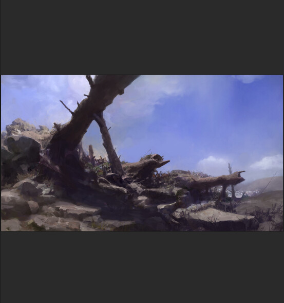 ArtStation - Fallen trees
