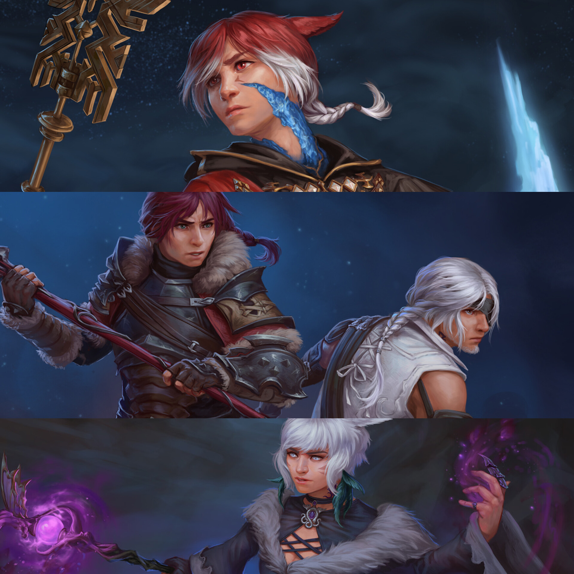 ArtStation - FFXIV art