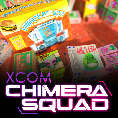 ArtStation - XCOM Chimera Squad Comicbook Store Toy Boxes