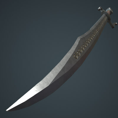 ArtStation - Falchion Breakdown Page