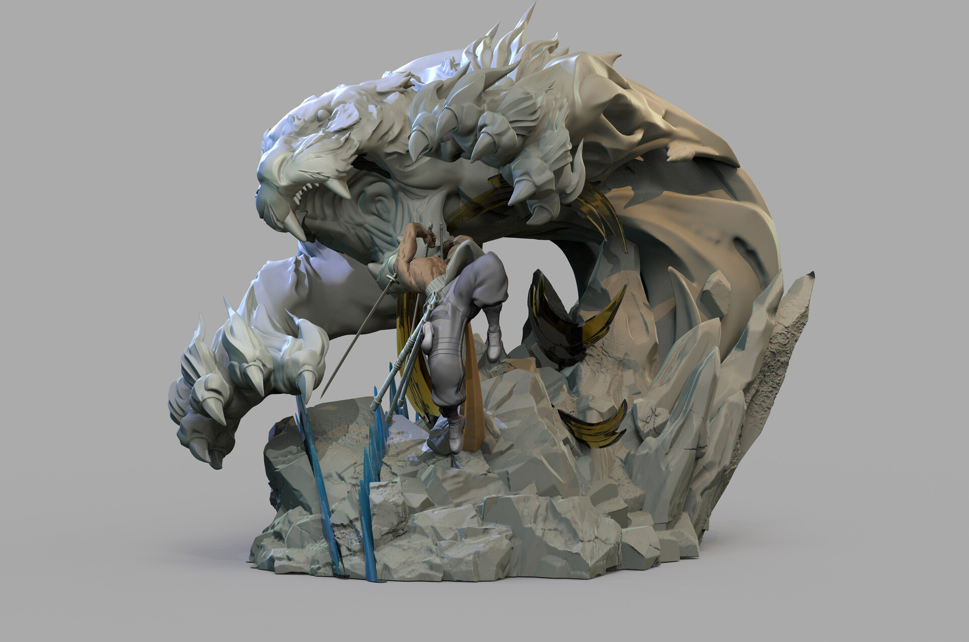 ArtStation - Roronoa Zoro极·虎狩り