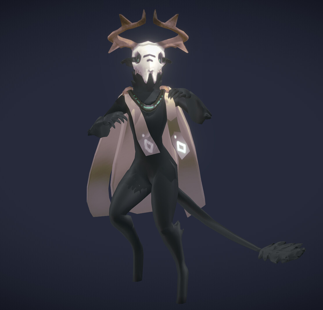 ArtStation - Deer cryptid, Kai Calis