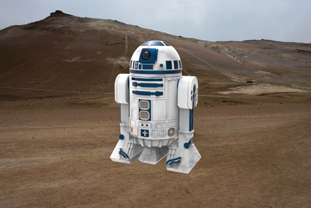 ArtStation - r2d2 3d modelling