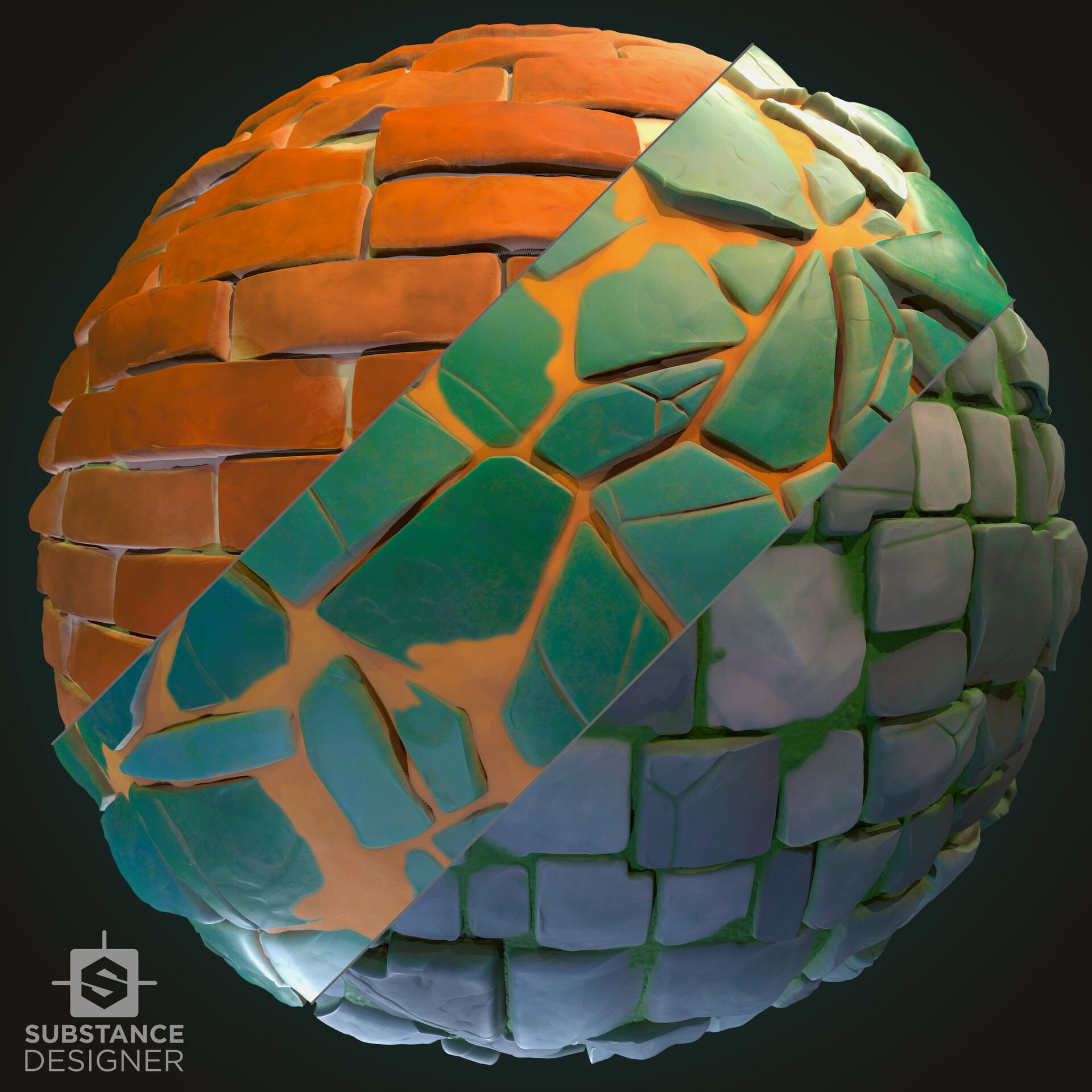 ArtStation - Stylized Material Exploration 01