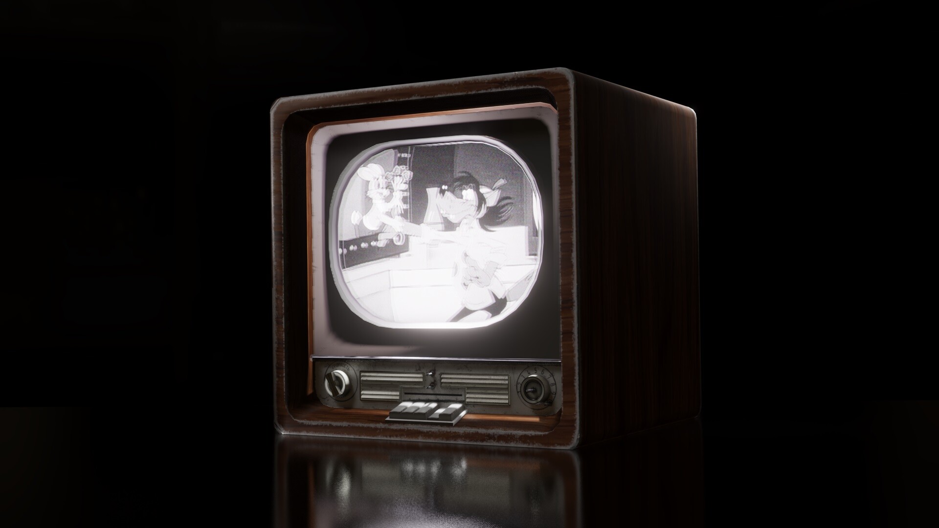 ArtStation - Old Soviet TV "Radiy"