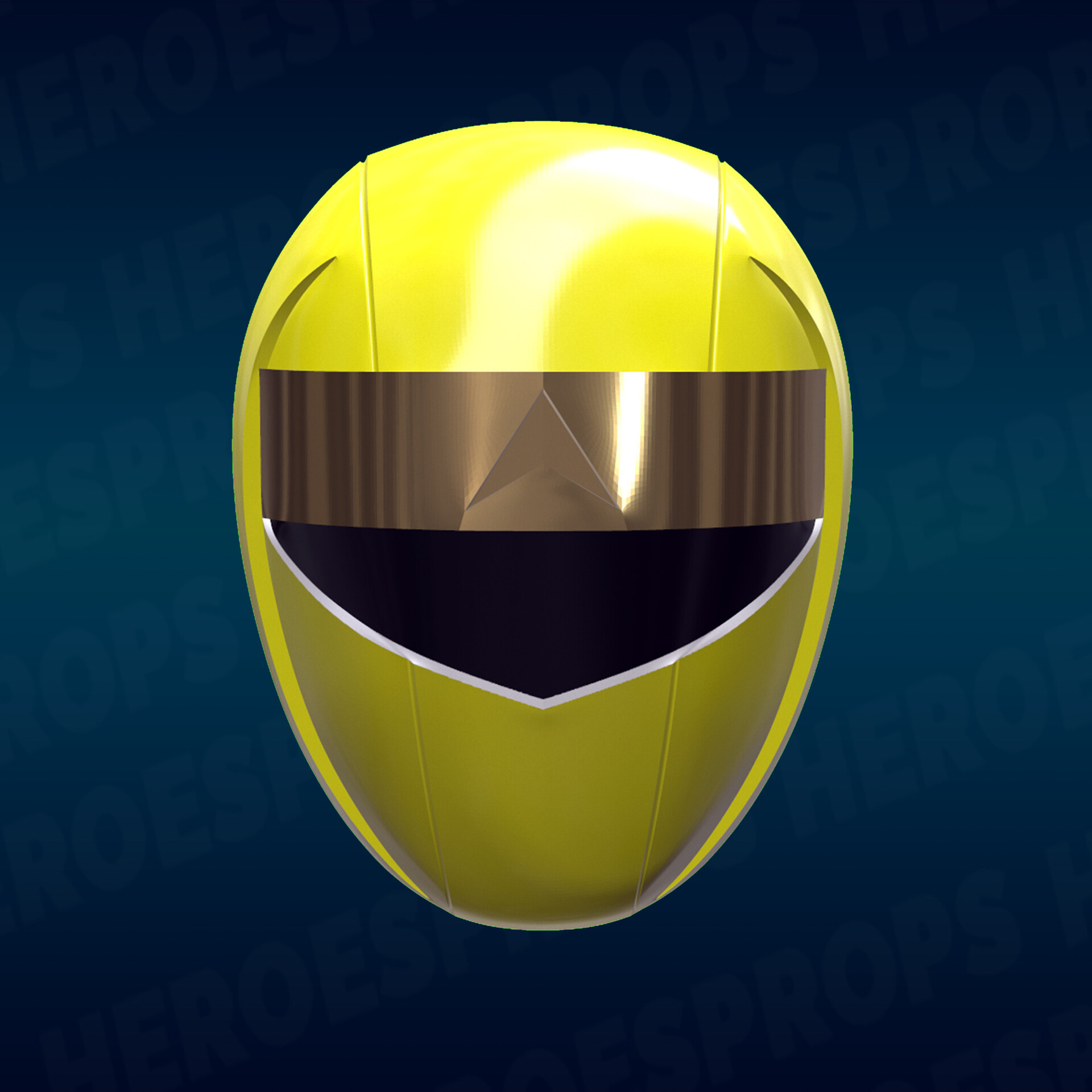 ArtStation - MMPR Alien Ranger Yellow Helmet