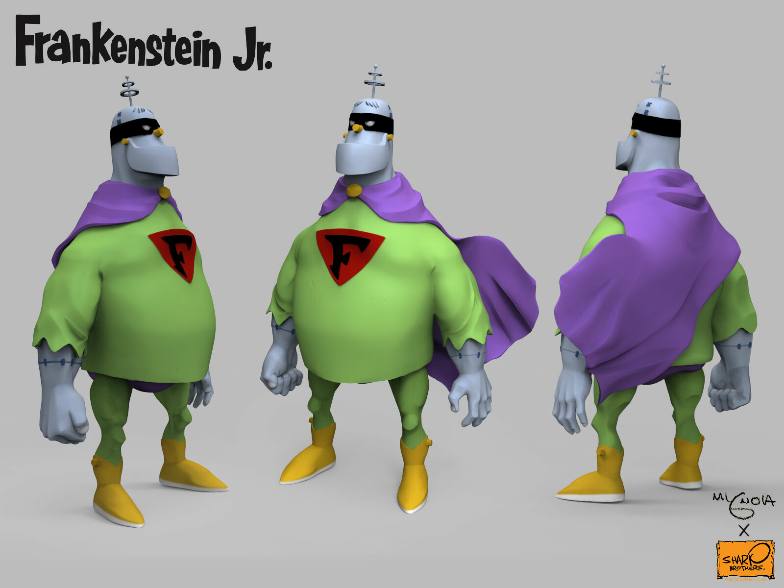 ArtStation - Frankenstein Jr - ZbrushCore