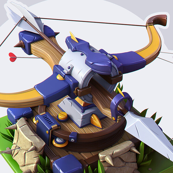 ArtStation - Crossbow SpeedSculpt