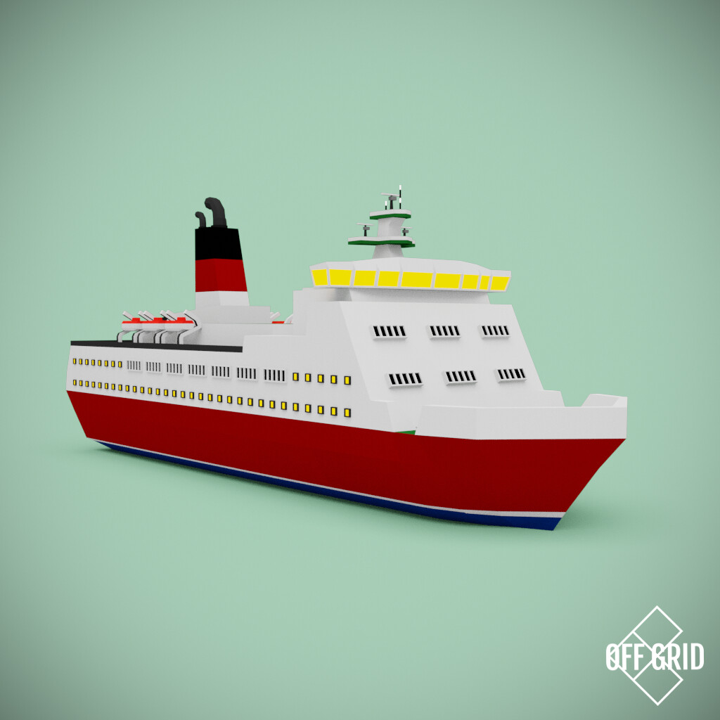 ArtStation - Cruise Ship