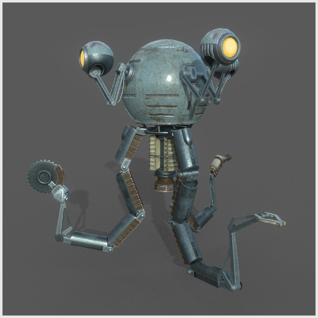 ArtStation - Mister Handy (Fallout 3)