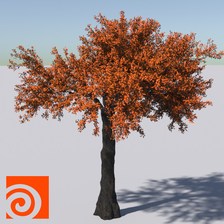 ArtStation - L-System Trees Using Houdini