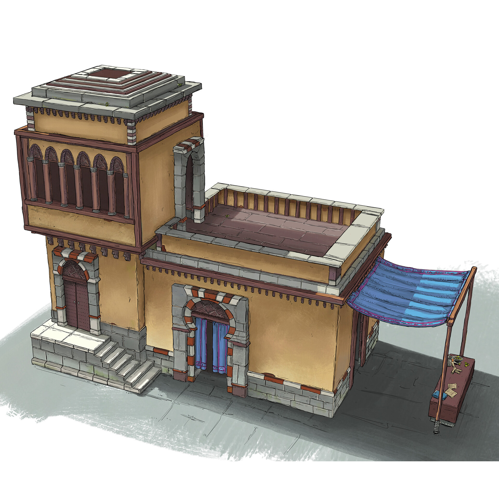 ArtStation - Medieval Moorish Shop